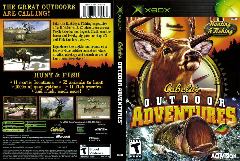 Cabela's outdoor adventures xbox 360 store