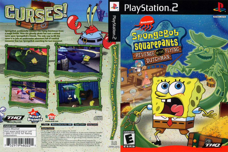 Ps2 spongebob revenge of the flying dutchman store